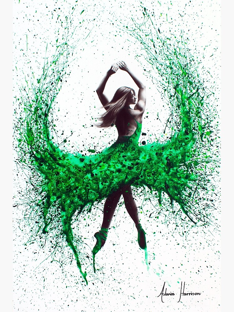 "Green Dance" Canvas Print by AshvinHarrison | Redbubble