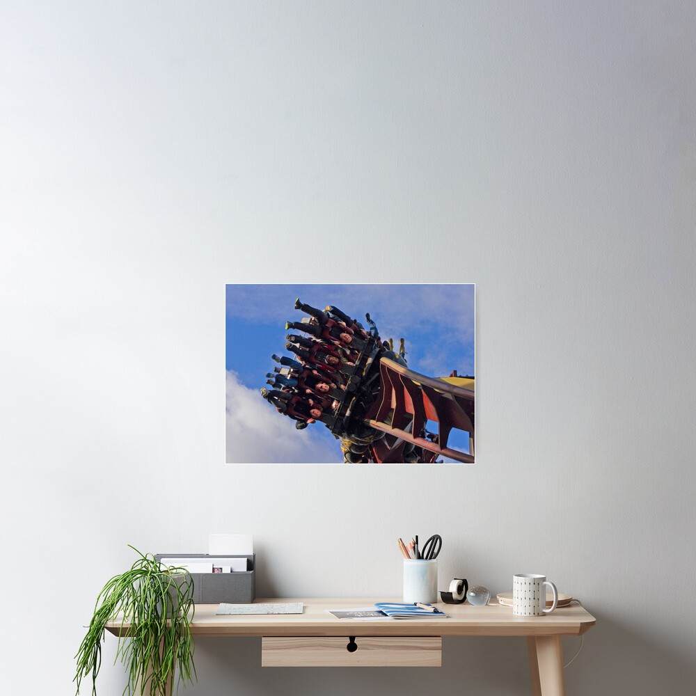 "Nemesis Inferno - Thorpe Park" Poster for Sale by Arrowman | Redbubble