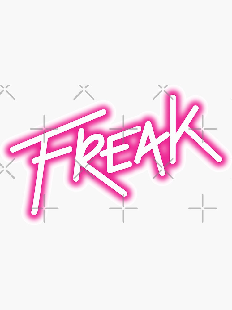 "Freak" Sticker for Sale by RogueGear | Redbubble