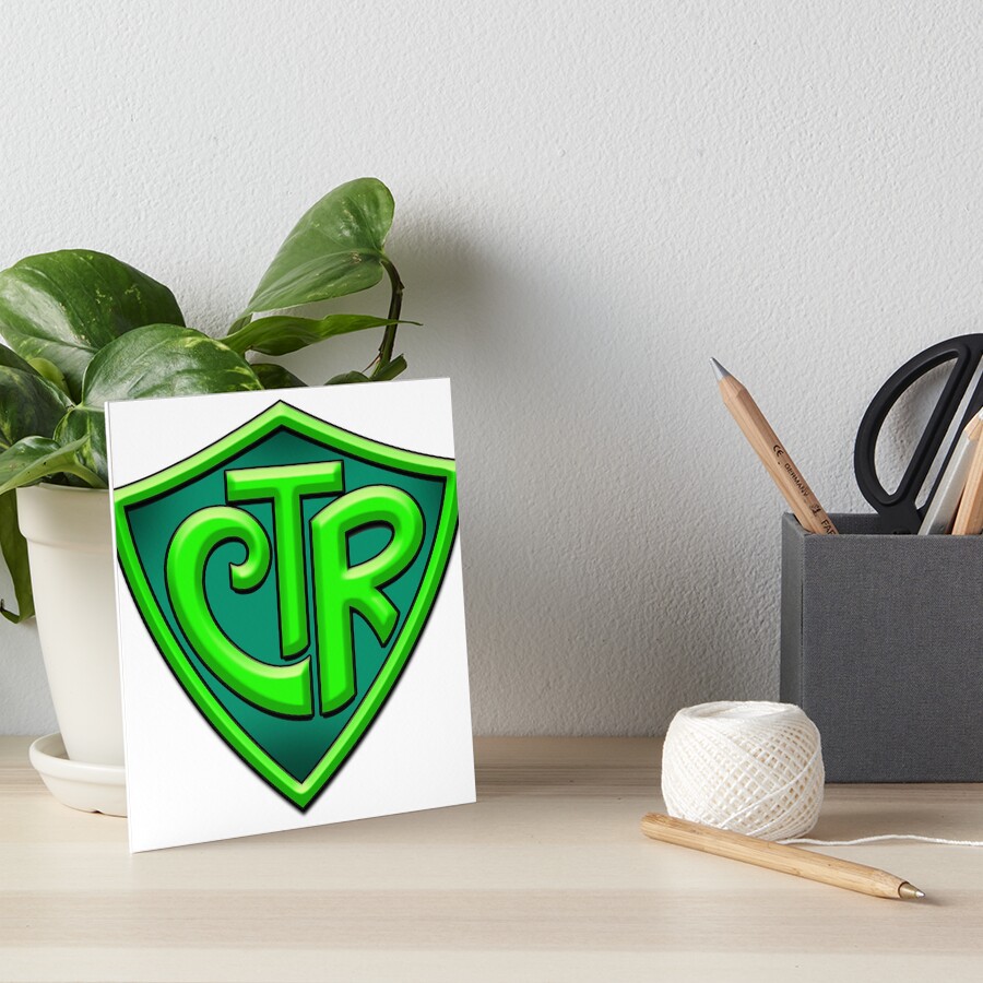 "CTR - Choose The Right LDS Mormon Logo - Green" Art Board Print by ...