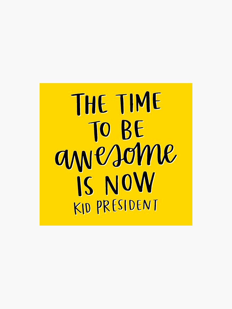"Time To Be Awesome - Awesome Sticker - Back To School Sticker - School ...