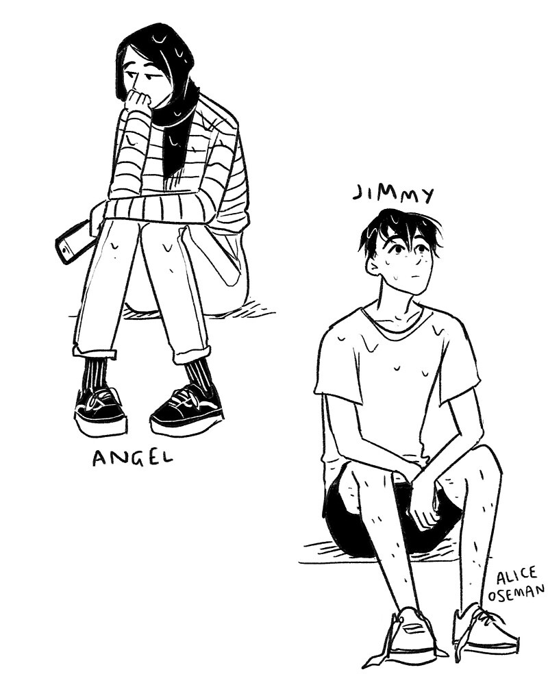 "Jimmy and Angel" by Alice Oseman | Redbubble