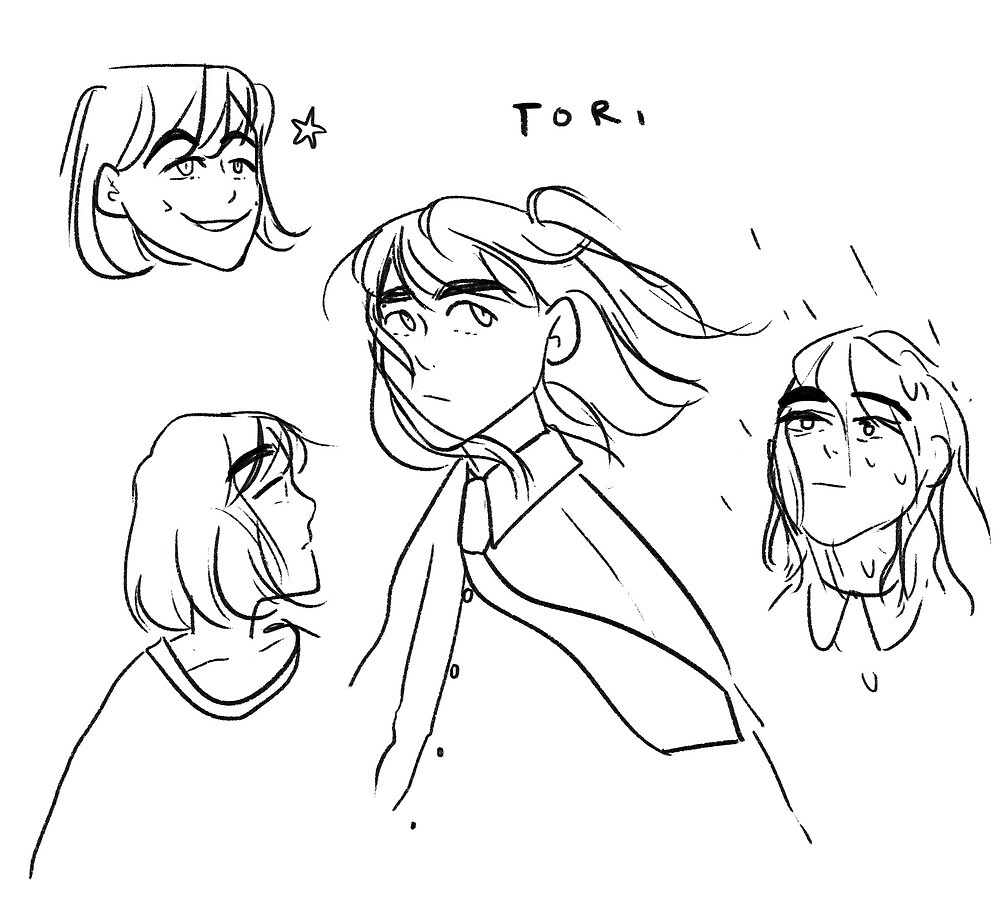 "Tori Spring Sketches" by Alice Oseman | Redbubble