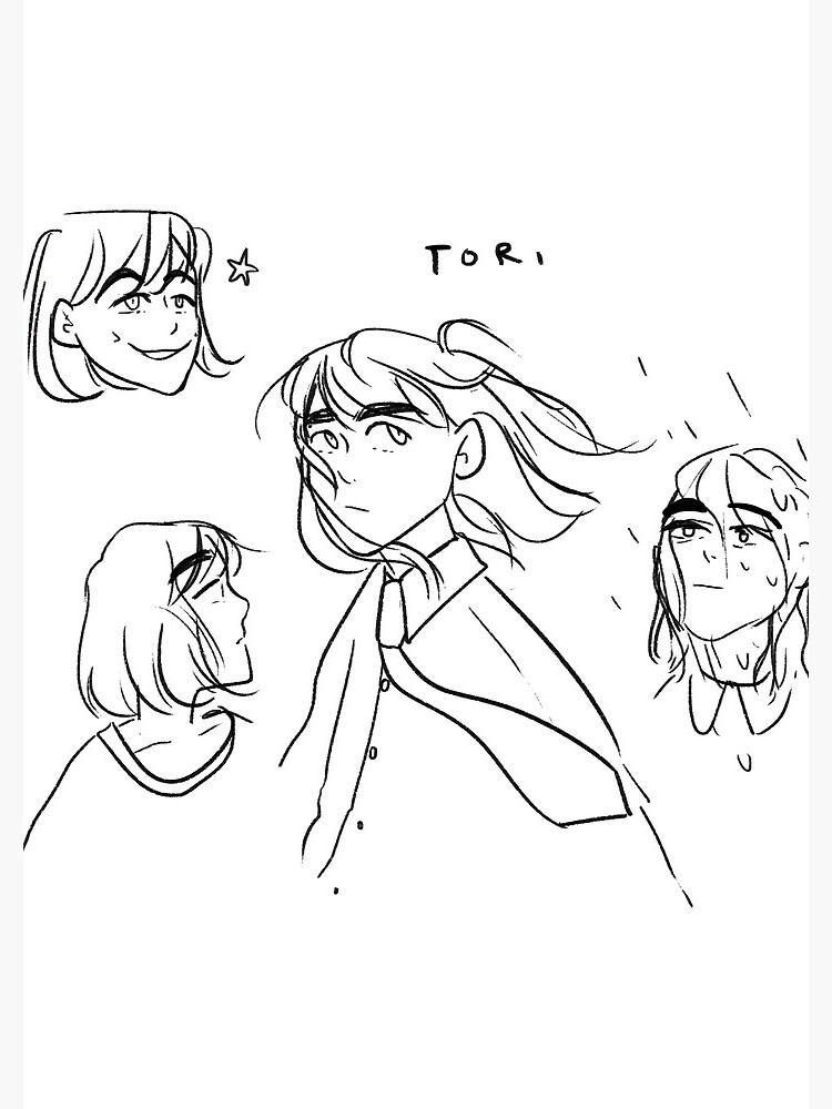 "Tori Spring Sketches" Spiral Notebook by aliceoseman | Redbubble