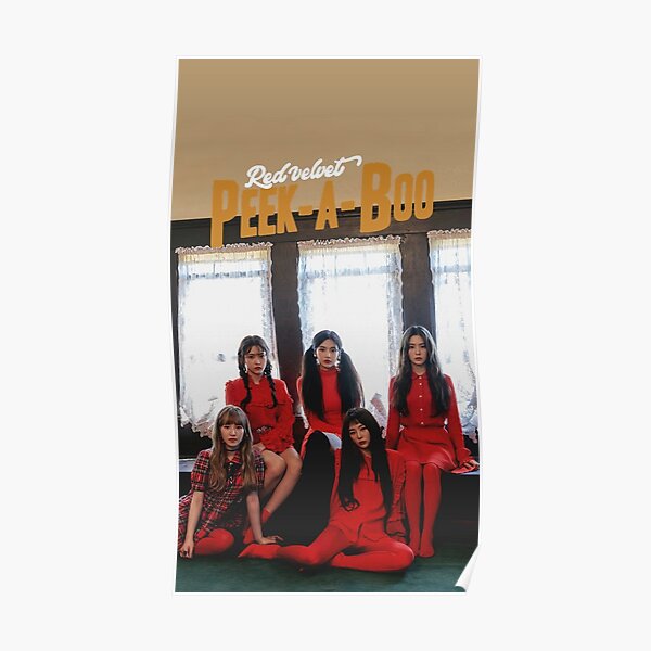"RED VELVET - PEEKABOO" Poster for Sale by noeliasxg | Redbubble