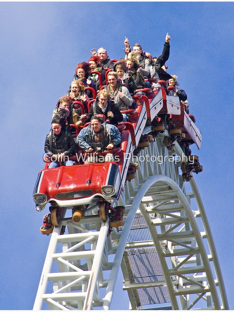 "Stealth On Top - Thorpe Park" Poster for Sale by Colin Williams ...