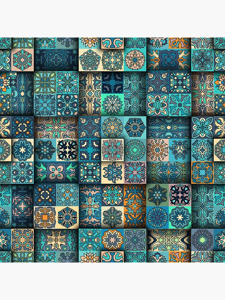 "Inca Flowers" Sticker by lucaspinoli | Redbubble