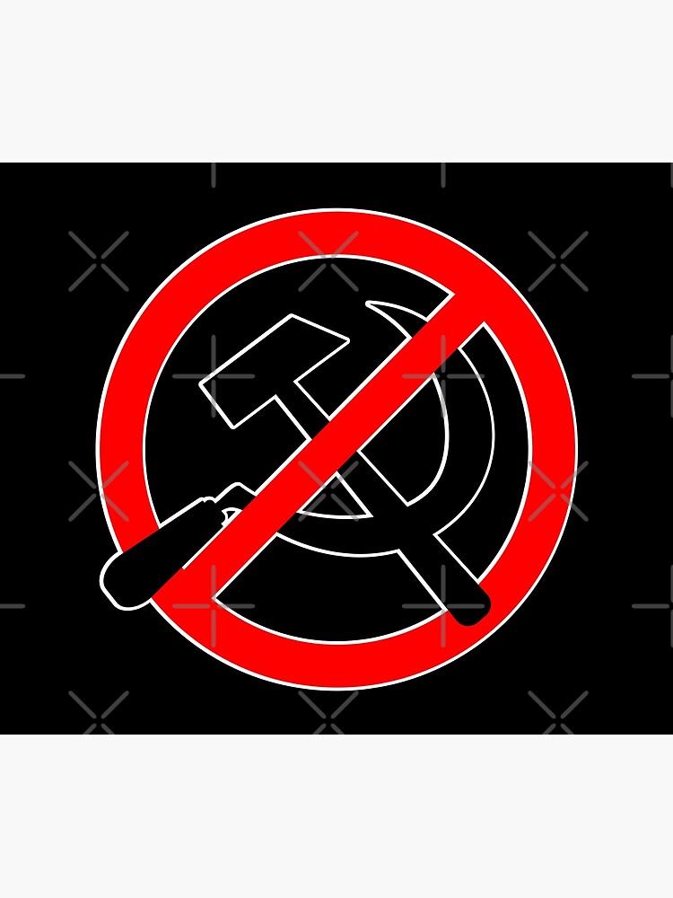 "Anti-Communist Logo (Outlined)" Tapestry for Sale by RebarForOwt ...