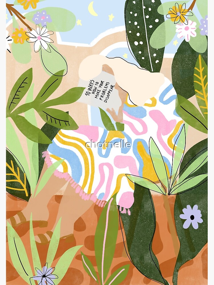 "How To Make Your Problems Disappear" Art Print for Sale by chotnelle ...