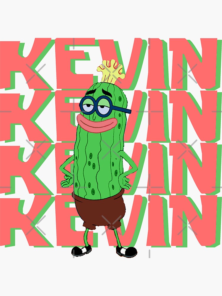 "Kevin." Sticker for Sale by Spoof-Tastic | Redbubble