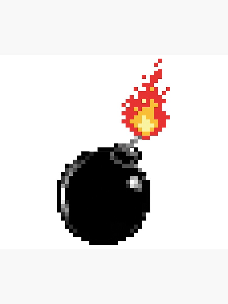 "Explosive 8-bit Bomb design for retro design fans" Art Print by 8-bit ...