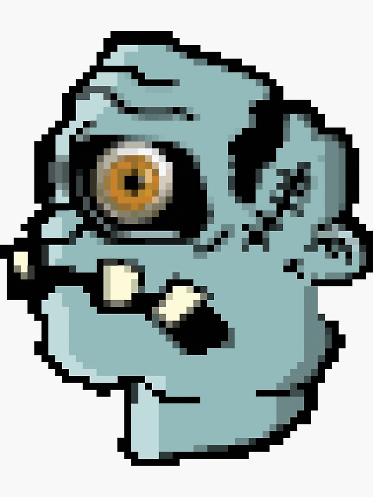 "Retro Scary Halloween Zombie für 8-Bit-Fans" Sticker von 8-bit-punks ...