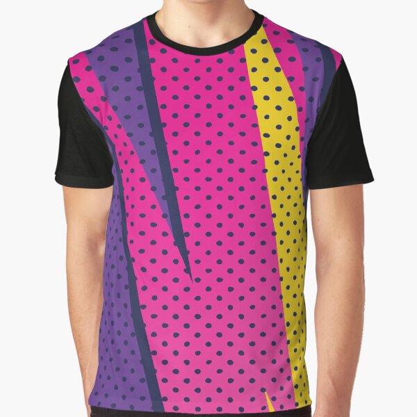 "Retro 80s Dots Pattern " T-shirt for Sale by InspireGifts | Redbubble ...