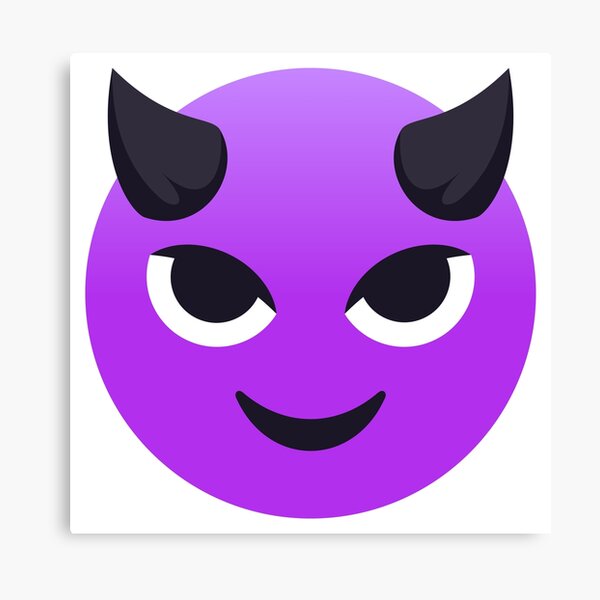 "JoyPixels™ Devil Emoji" Canvas Print by joypixels | Redbubble
