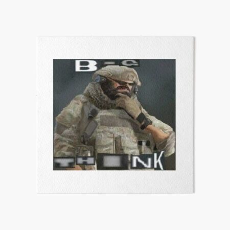 "Big Think Meme" Art Board Print by Belzer | Redbubble