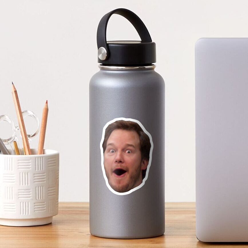 "Parks and Rec Andy" Sticker for Sale by TheMattInTheHat | Redbubble