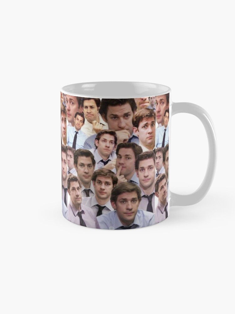 "Jim Halpert Faces Collage" Coffee Mug for Sale by decentart | Redbubble
