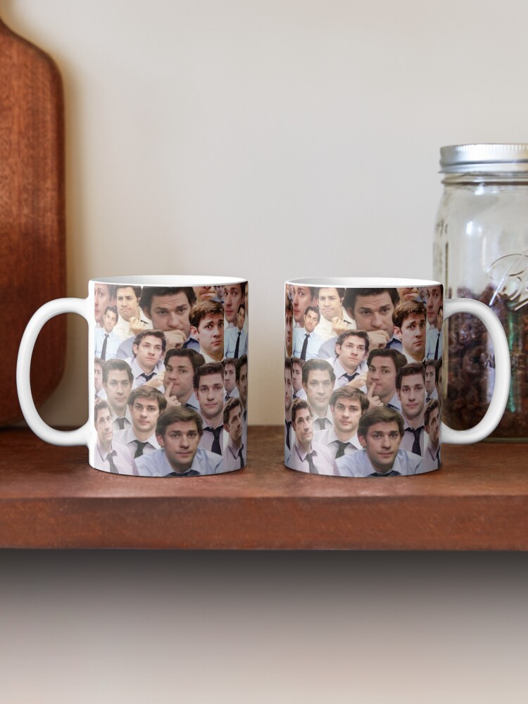 "Jim Halpert Faces Collage" Coffee Mug for Sale by decentart | Redbubble