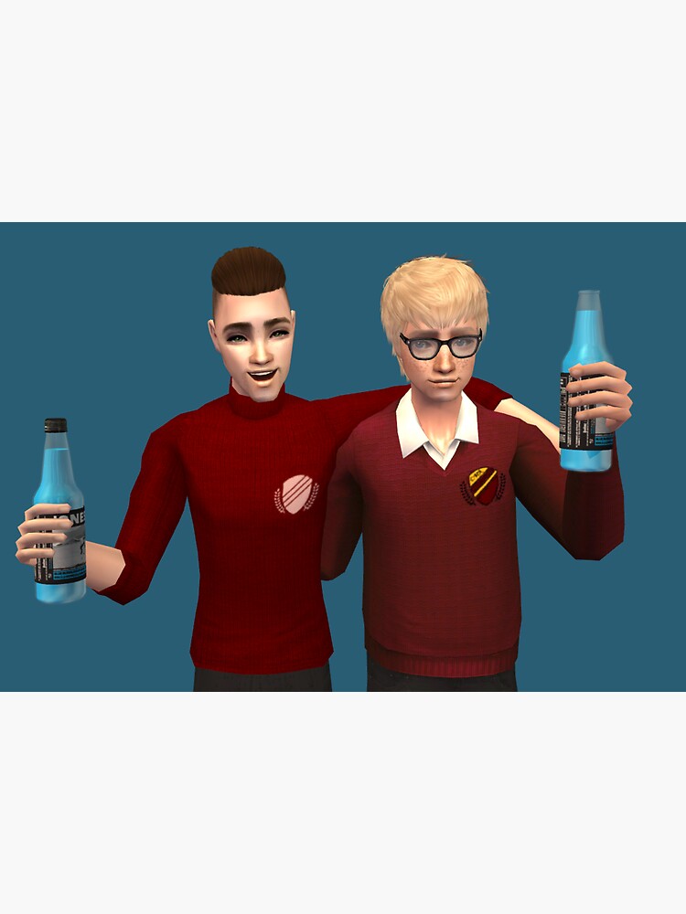 "Simon & Lucas Sticker" Sticker by 1998sims | Redbubble