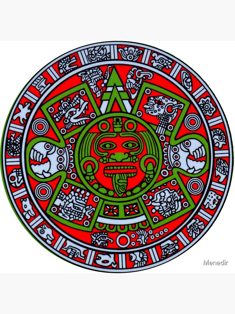 "Calendario azteca mexicano " Photographic Print for Sale by Menedir ...