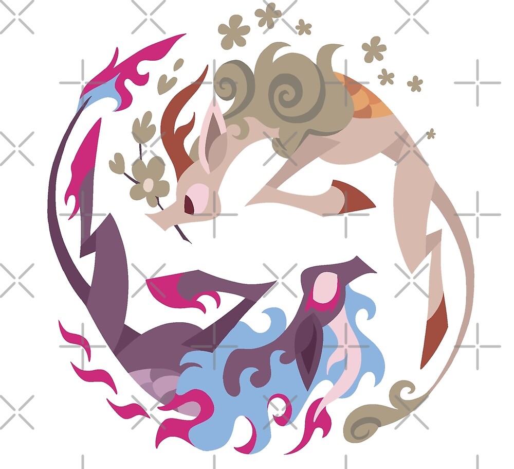 "Kirin \ Nirik ancient shield design (Kirin up)" by ErisWillCurseU | Redbubble