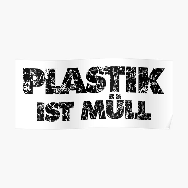 Poster: Anti Plastik | Redbubble