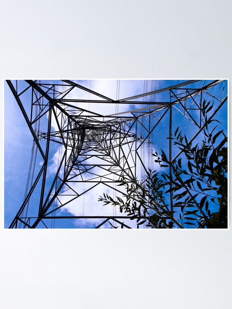 "Pylon" Poster by GeoffCarpenter | Redbubble