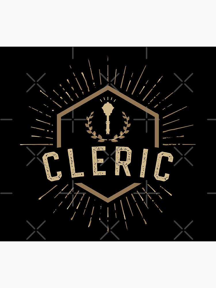 "Cleric Character Class Roleplaying Game Tabletop RPG" Sticker by ...