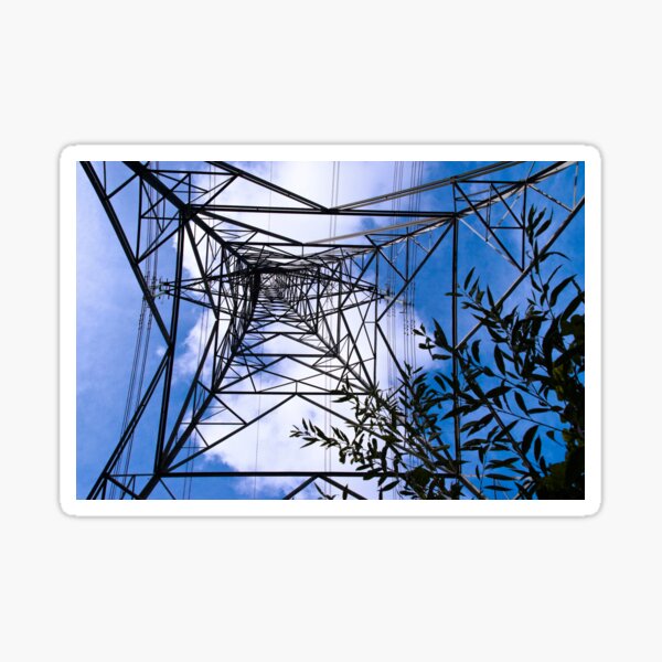 "Pylon" Sticker for Sale by GeoffCarpenter | Redbubble