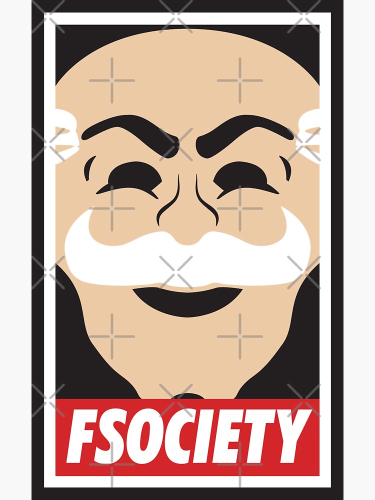 "FSociety" Sticker for Sale by codewearIO | Redbubble