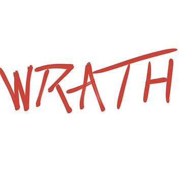 "Wrath Logo" Sticker for Sale by NVWednesday | Redbubble