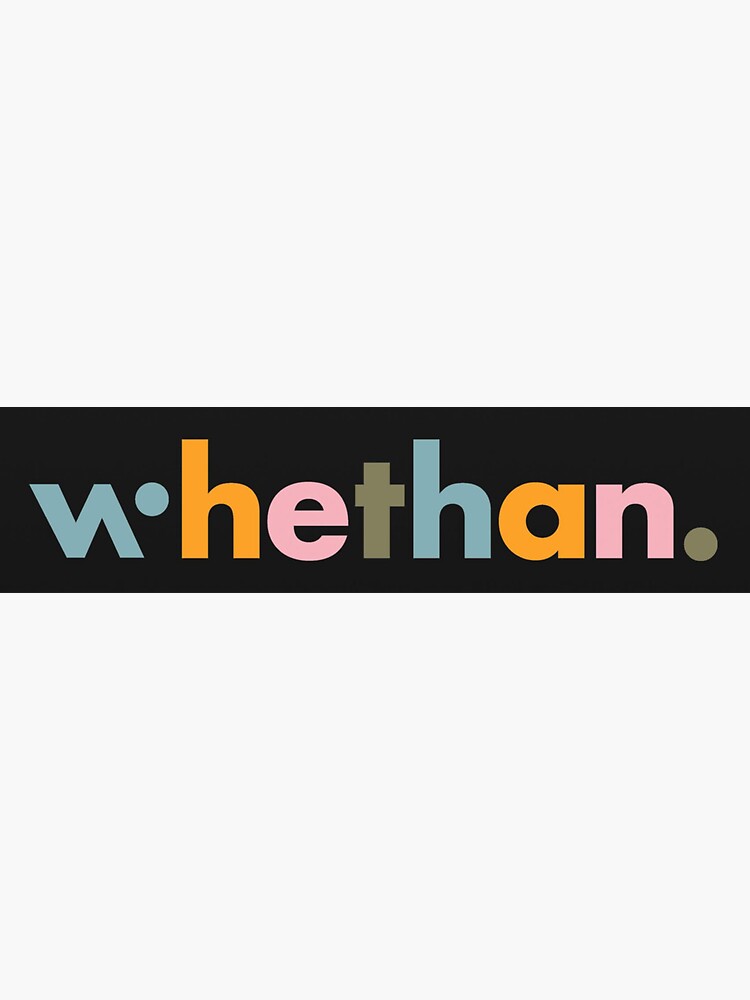 "Whethan" Sticker by PierreCll | Redbubble