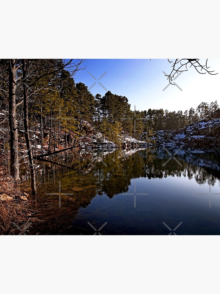 "Pinnacle Quarry Reflection" Poster for Sale by mal-photography | Redbubble