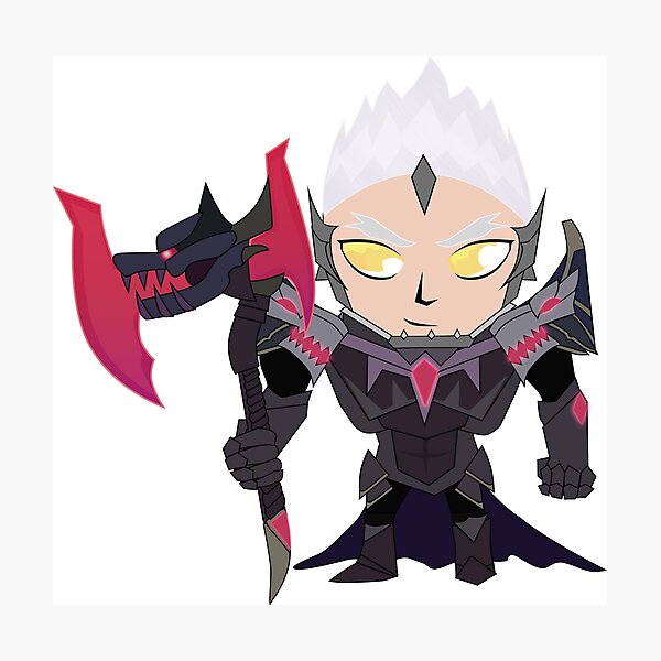 Lámina fotográfica «Chibi Dios Rey Darius» de DoctorBadguy | Redbubble