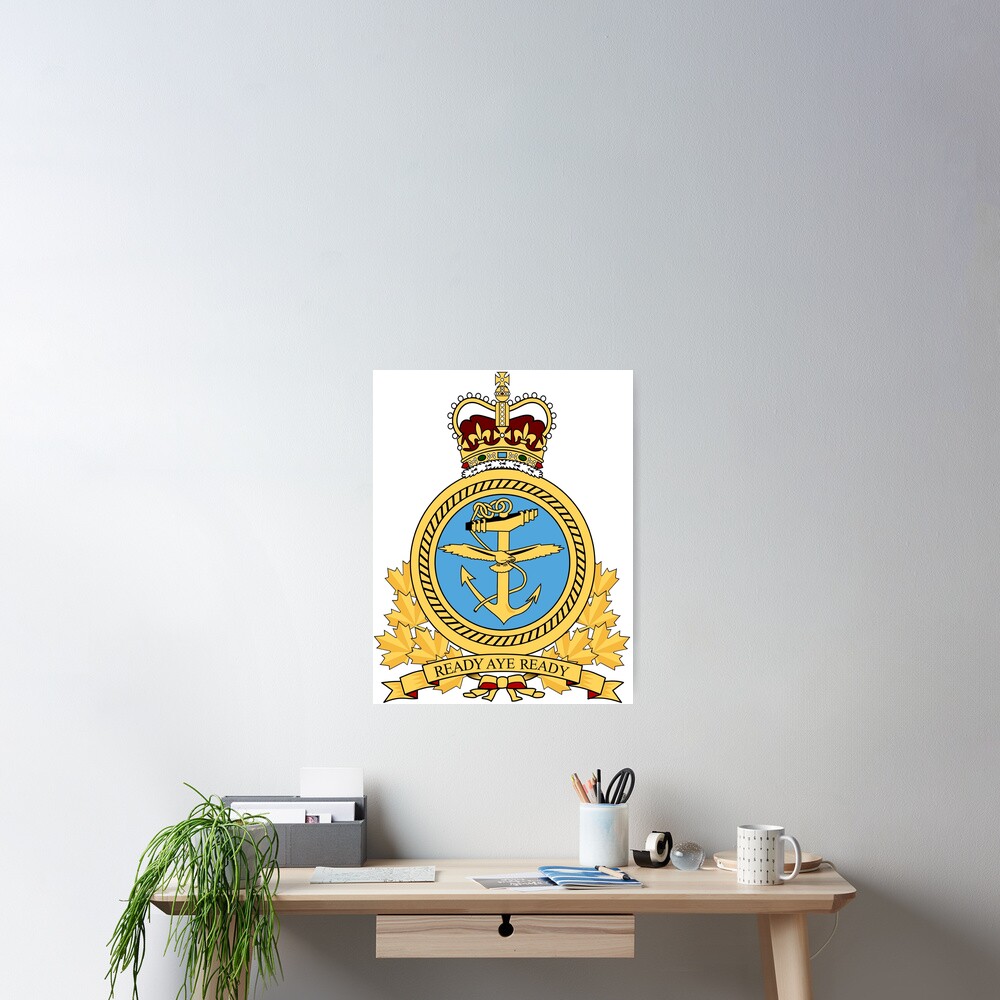 "Canadian Forces Maritime Command Emblem" Poster by Spacestuffplus ...
