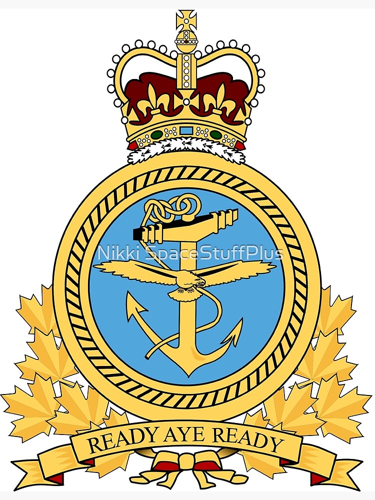 "Canadian Forces Maritime Command Emblem" Poster by Spacestuffplus ...