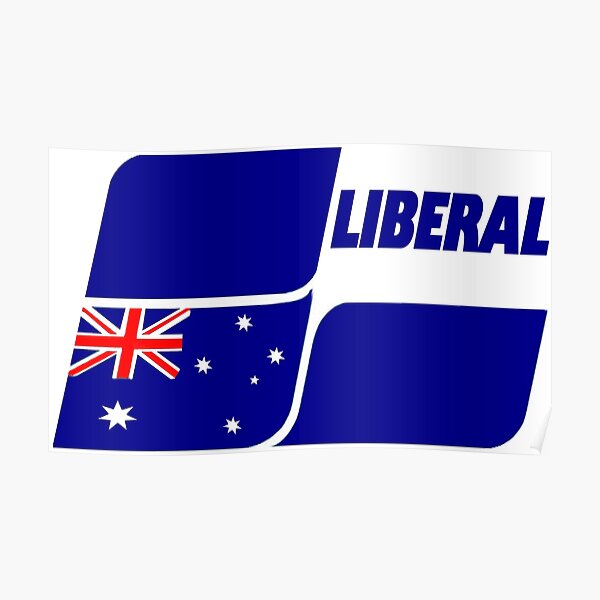 "Liberal Party of Australia Logo" Poster for Sale by Spacestuffplus ...