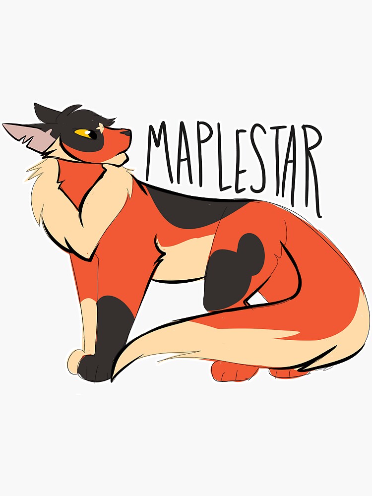 "Maplestar" Sticker by Draikinator | Redbubble
