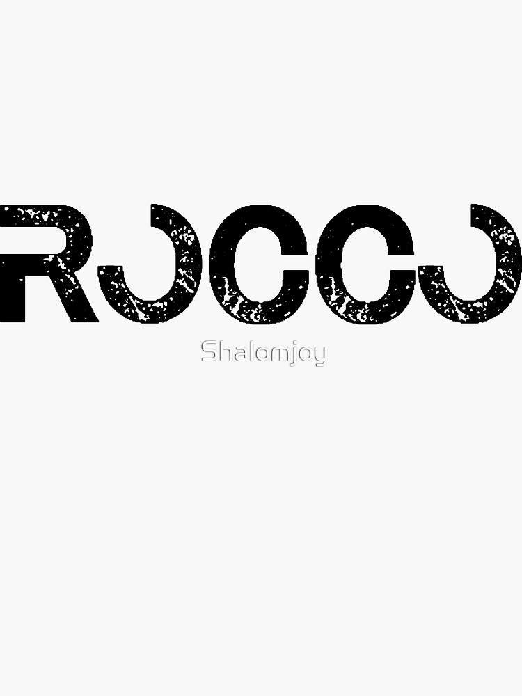 "Rocco" Sticker by Shalomjoy | Redbubble
