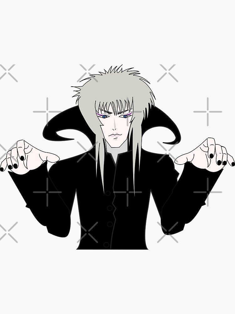 "Jareth - Labyrinth" Sticker by Kashiblood | Redbubble