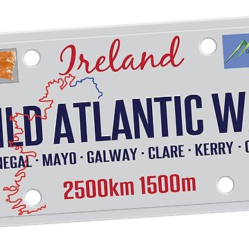 "Wild Atlantic Way Ireland Sticker & T-Shirt" Sticker for Sale by ...