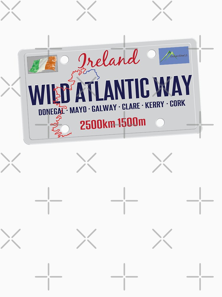 "Wild Atlantic Way Ireland Sticker & T-Shirt" T-shirt for Sale by ...