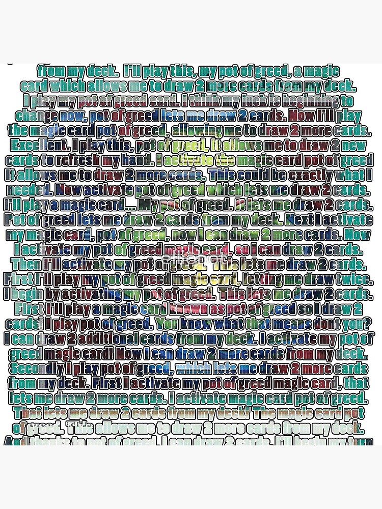 "Pot of Greed Word Art" Throw Pillow by elliobot | Redbubble