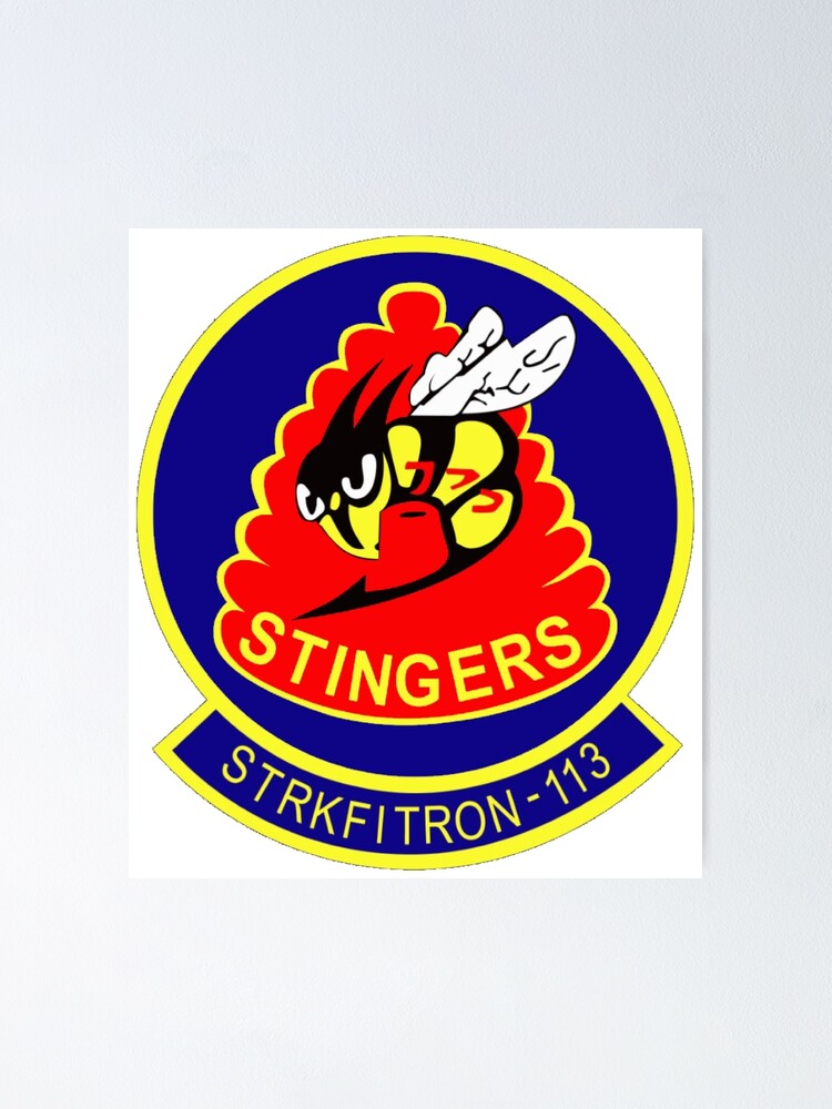 "VFA-113 Stingers Patch" Poster for Sale by Quatrosales | Redbubble