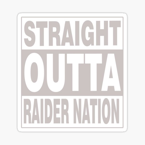 Raider Nation Stickers | Redbubble