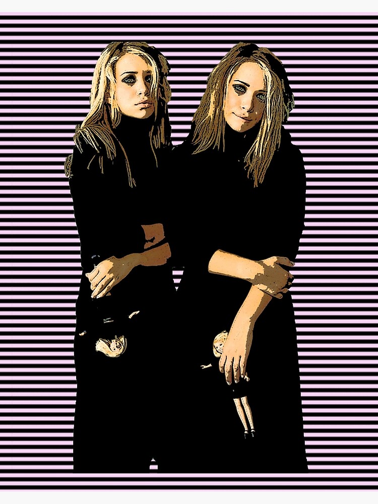 "mary-kate and ashley olsen twins fan art" Poster by resmarted | Redbubble
