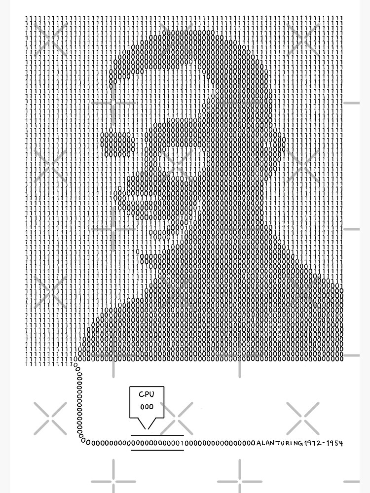 "Alan Turing CPU" Framed Art Print by twistedspeedo | Redbubble