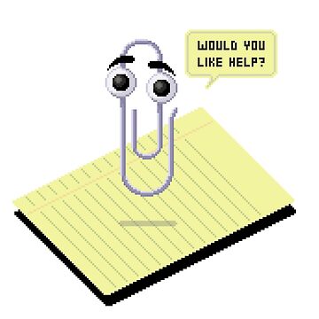 "Clippy Art" Art Board Print for Sale by Rilly579 | Redbubble