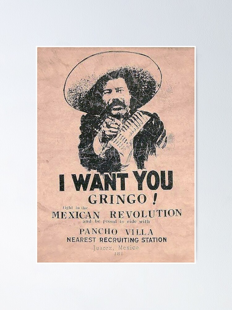 "Hey gringo" Poster for Sale by Tom Palomares | Redbubble