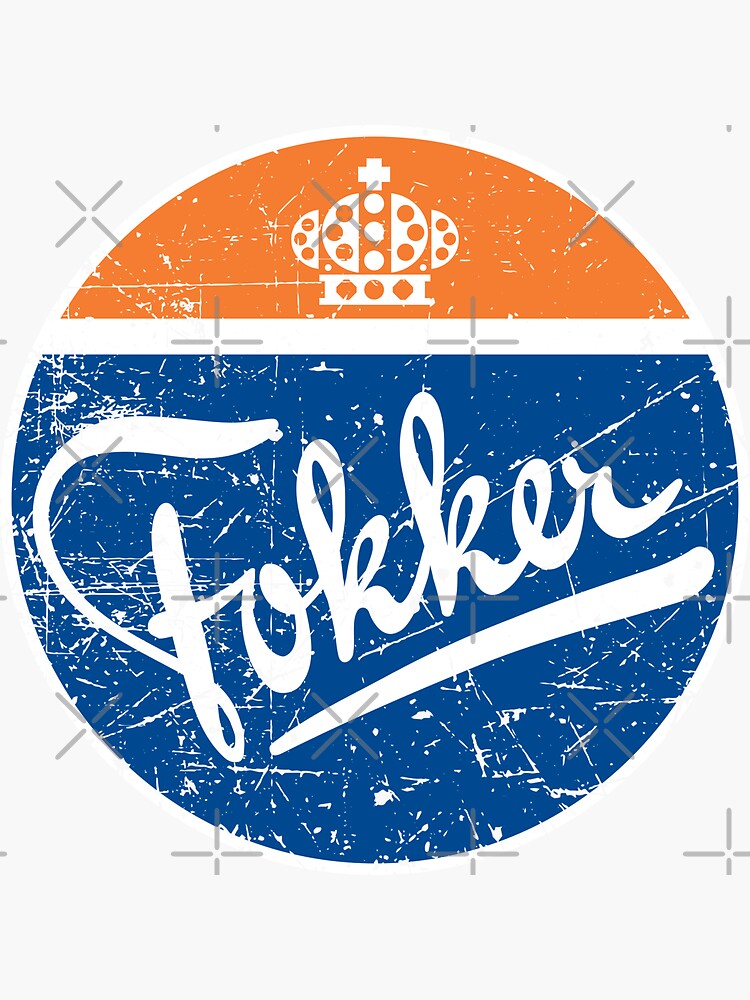 Pegatina «Fokker Flugzeugwerke Triplane Logo» de quark | Redbubble